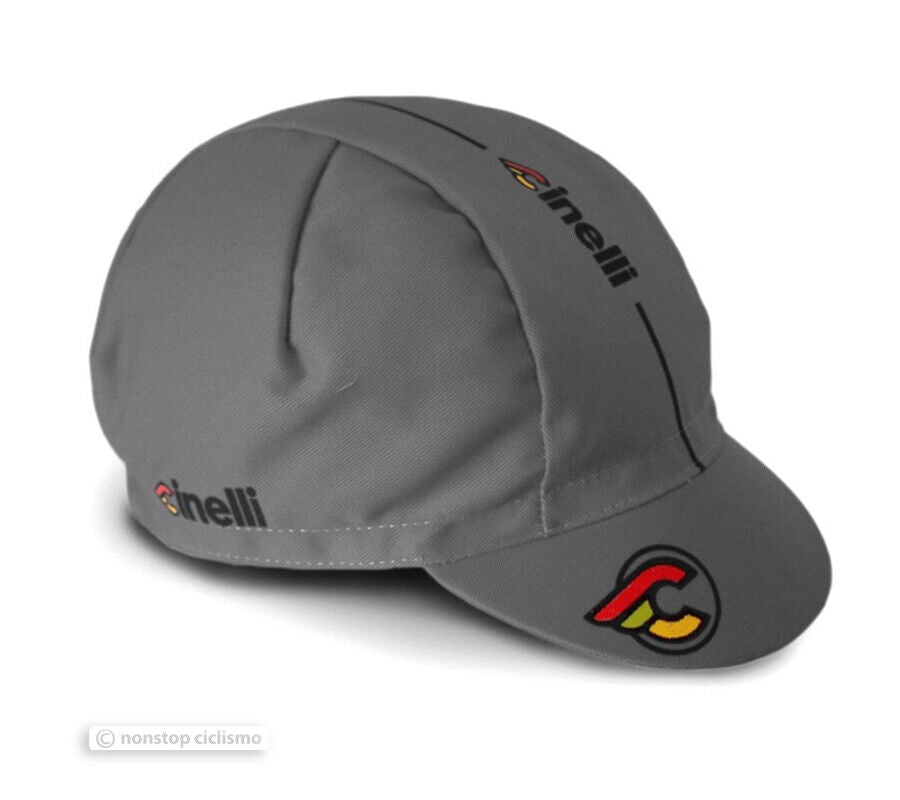 Cinelli Cycling Cap : SUPERCORSA TI-GREY — Nonstop Ciclismo Gear