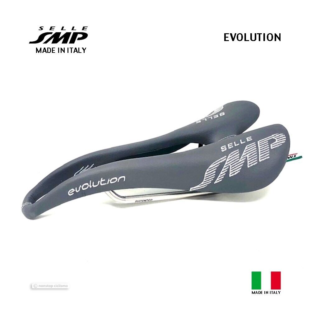Selle SMP EVOLUTION Saddle : GREY — Nonstop Ciclismo Gear