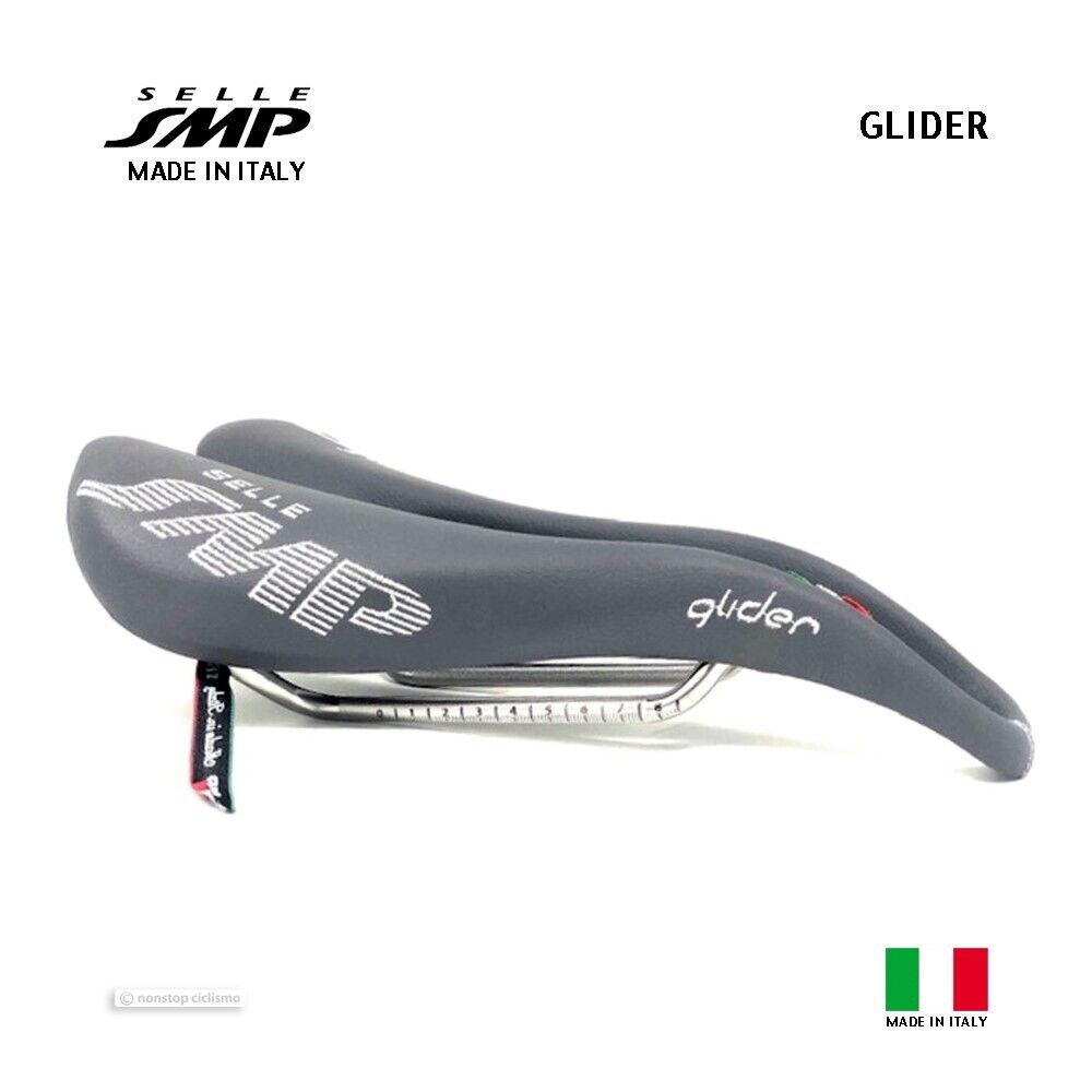 Selle SMP GLIDER Saddle : GREY — Nonstop Ciclismo Gear