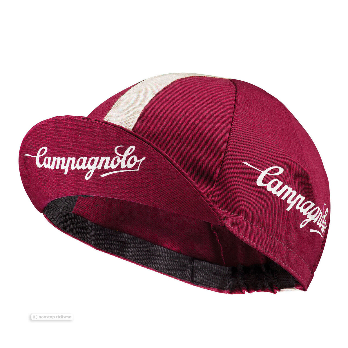 CAMPAGNOLO Classic Cycling Cap : BURGUNDY — Nonstop Ciclismo Gear
