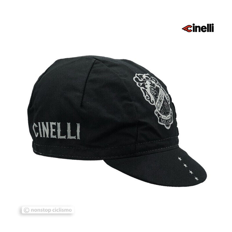 Cinelli Cycling Cap : BLACK CREST — Nonstop Ciclismo Gear