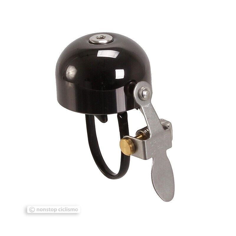 Crane Bells E-NE Bicycle Bell : NEO BLACK — Nonstop Ciclismo Gear