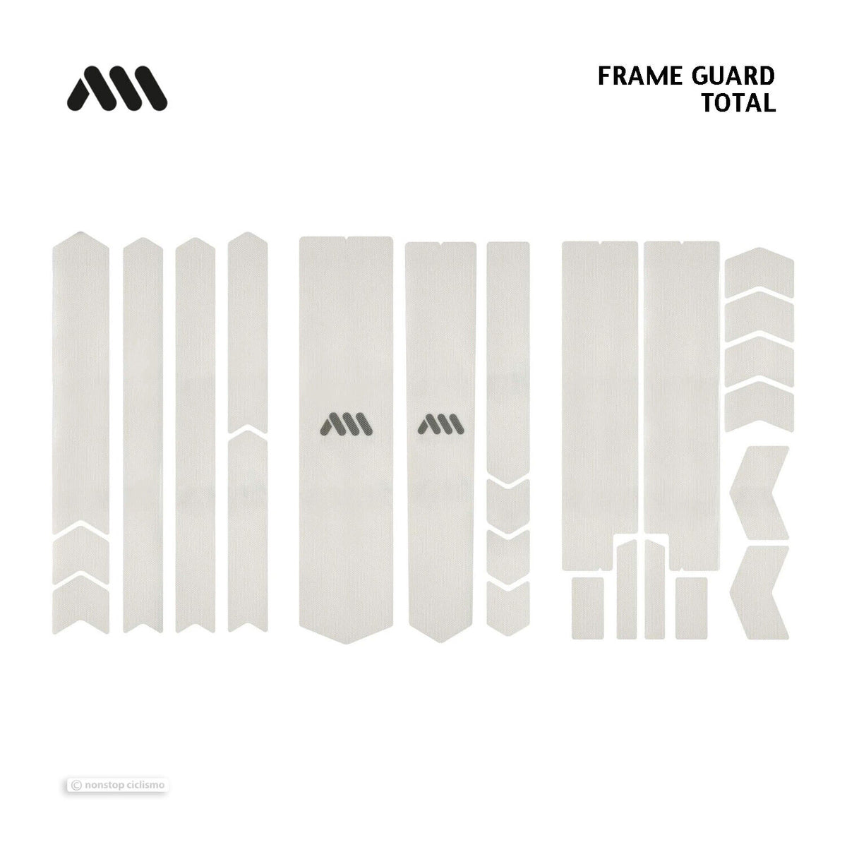 All Mountain Style HONEYCOMB TOTAL Frame Guard Protection : CLEAR/SILV ...