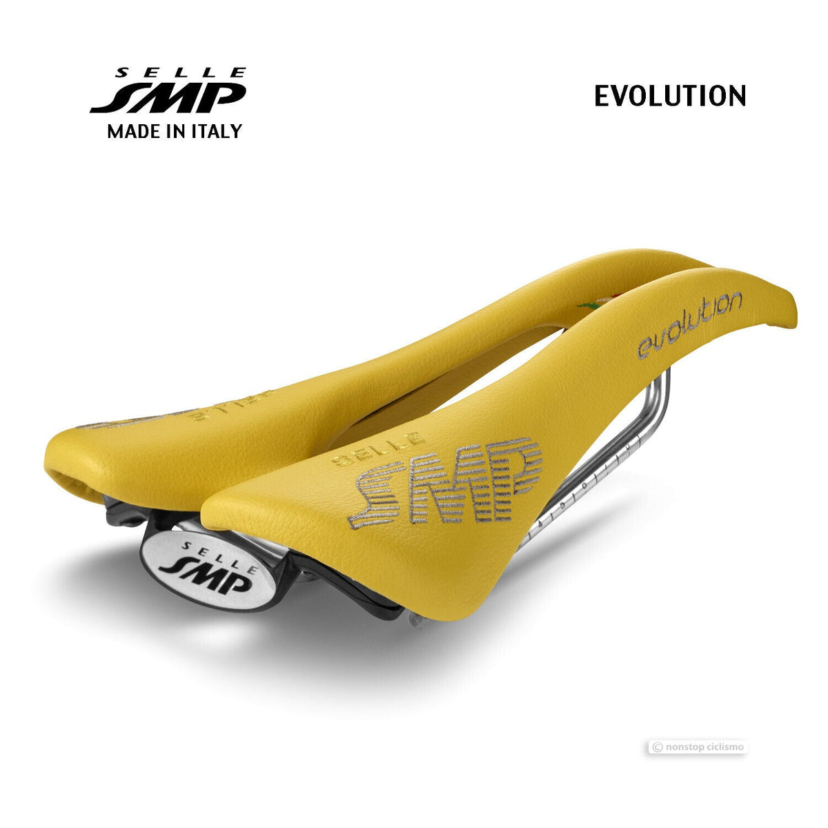 Selle SMP EVOLUTION Saddle : YELLOW — Nonstop Ciclismo Gear