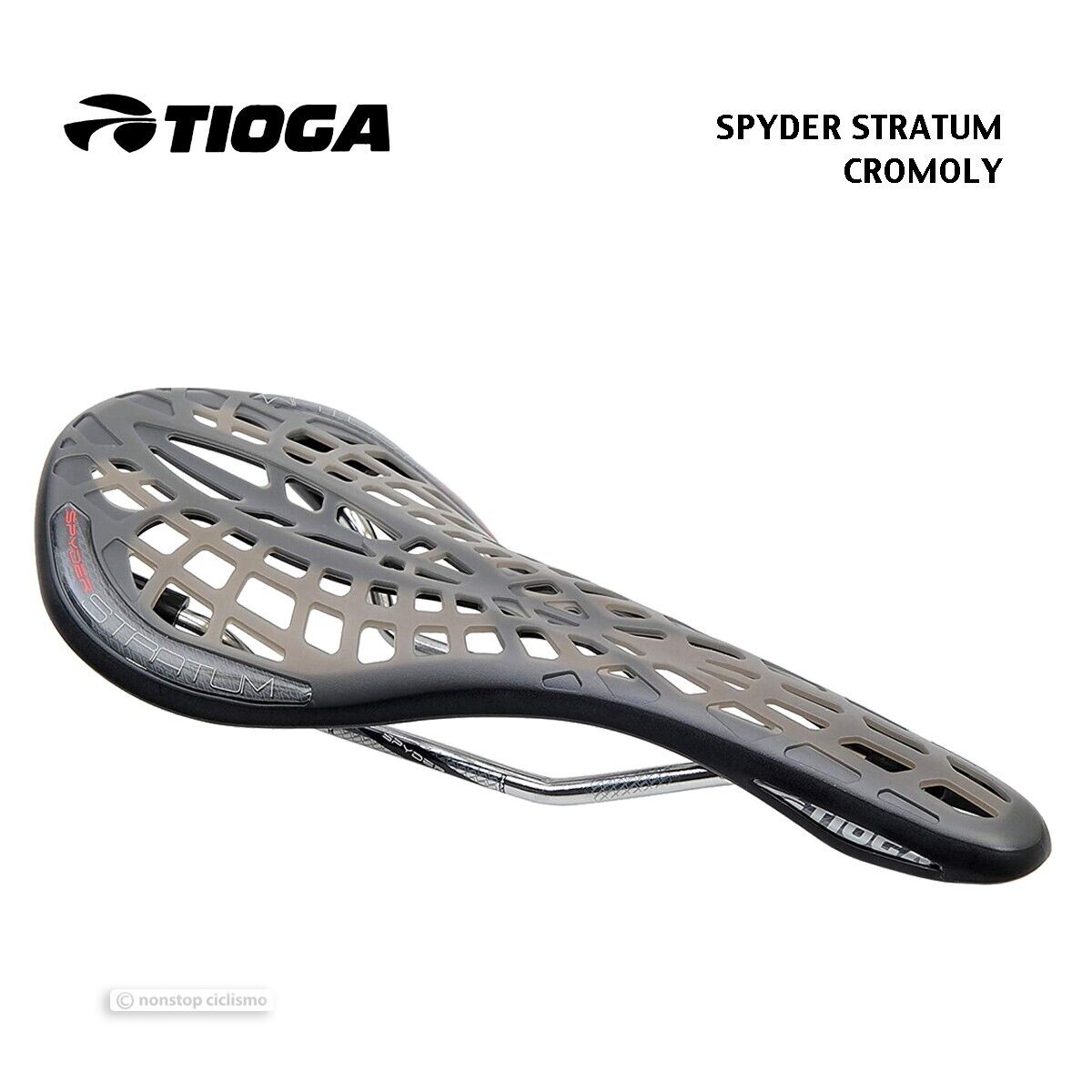 Tioga SPYDER STRATUM MTB MSaddle : CrMo — Nonstop Ciclismo Gear