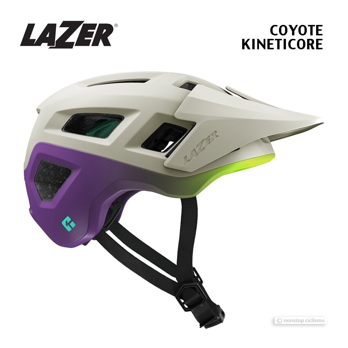 Lazer COYOTE KINETICORE : MATTE PURPLE FADE — Nonstop Ciclismo Gear