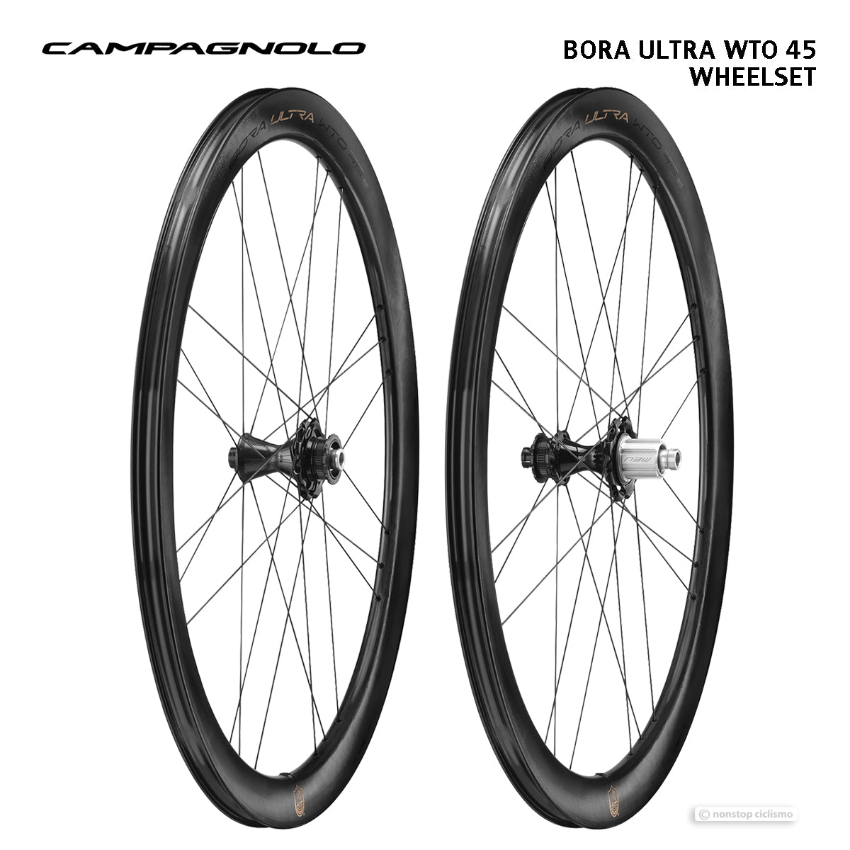 CAMPAGNOLO BORA ULTRA WTO 45 2-WAY FIT DISC BRAKE WHEEL SET — Nonstop ...