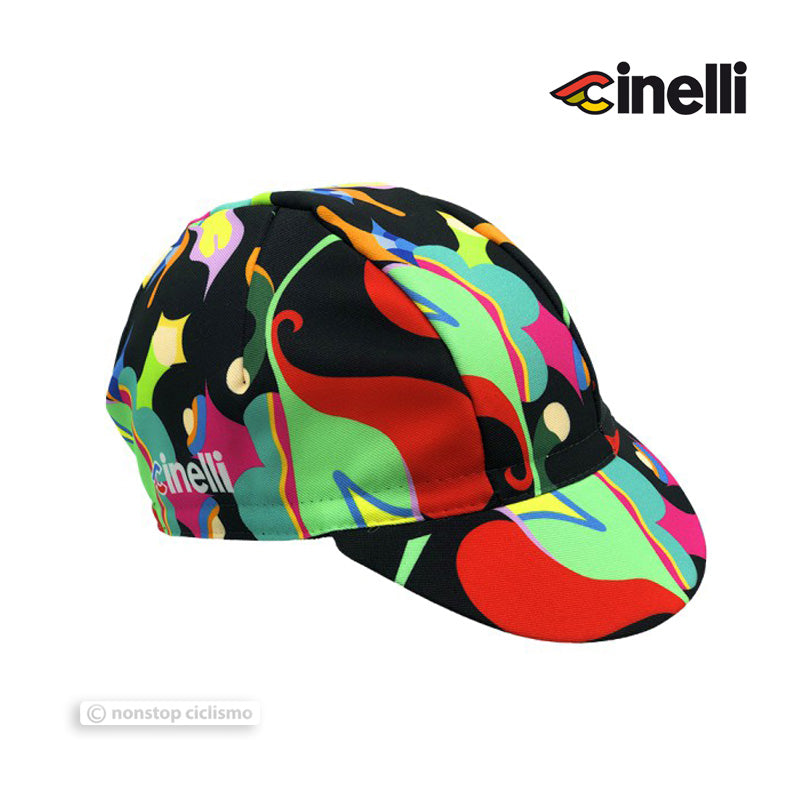 CINELLI FULVIA MENDINI 'PINK ANEMONE' CYCLING CAP — Nonstop Ciclismo Gear