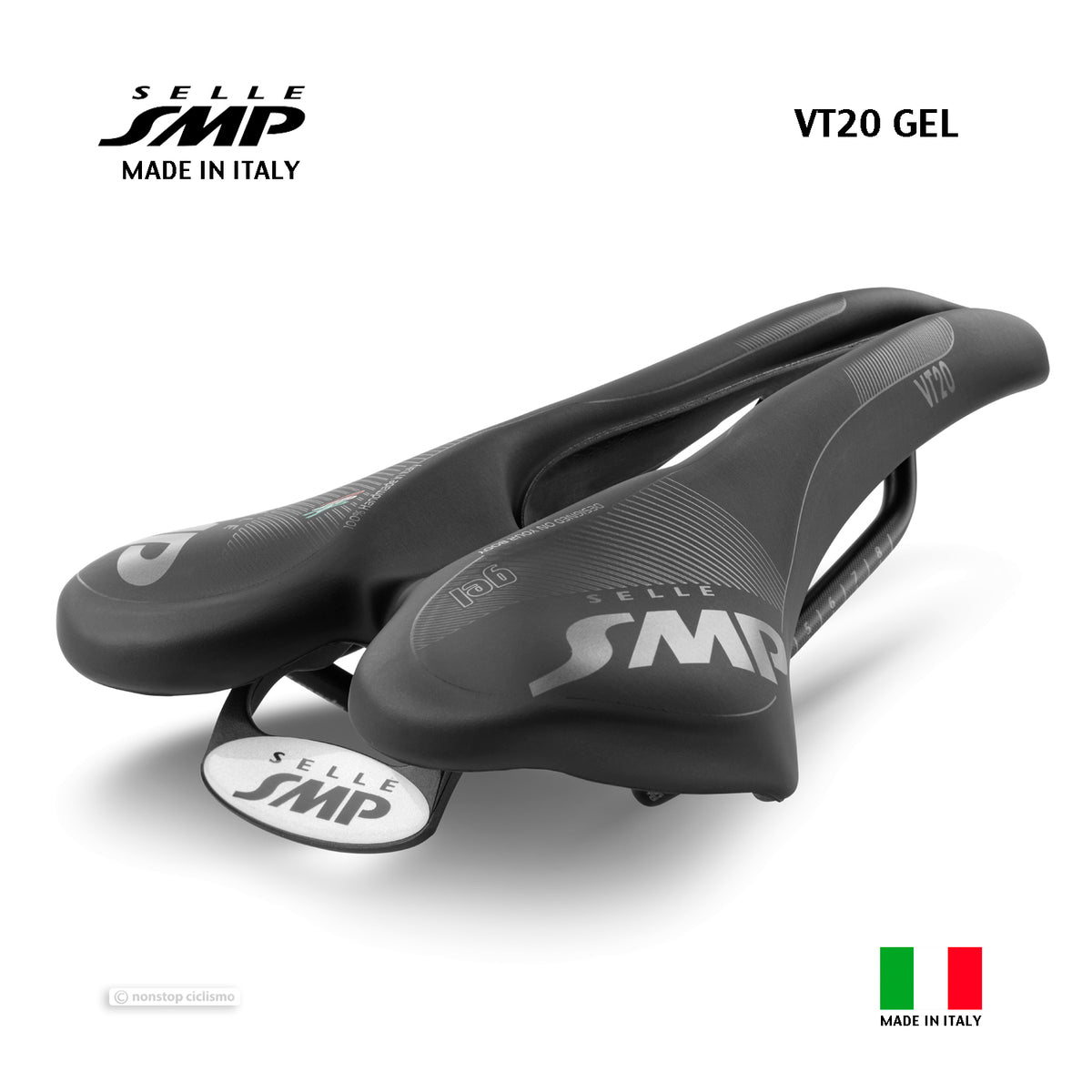 Selle SMP VT20 GEL Saddle : BLACK — Nonstop Ciclismo Gear