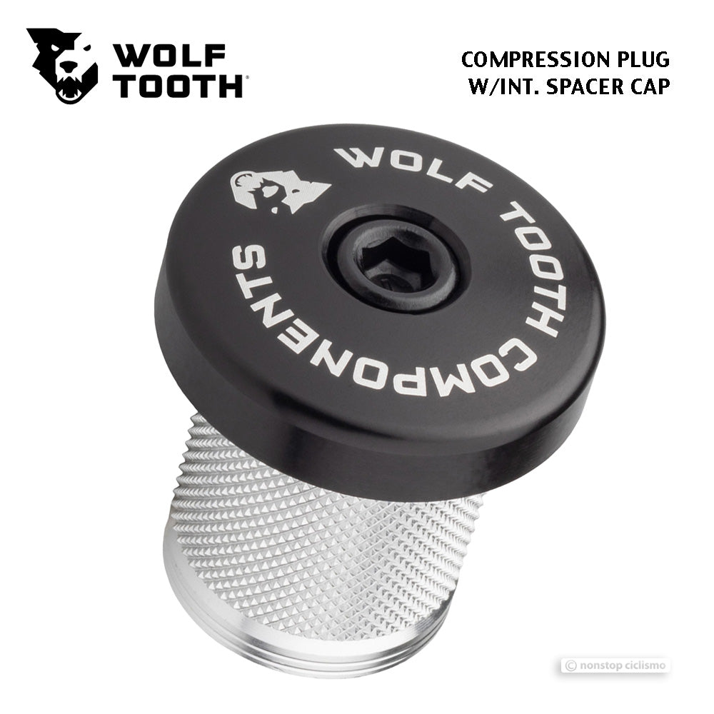 WOLF TOOTH COMPRESSION PLUG WITH INTEGRATED SPACER — Nonstop Ciclismo Gear